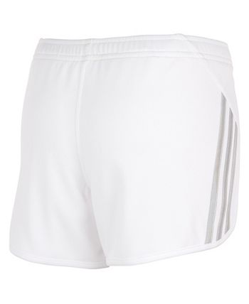 adidas Big Girls Shine Stripe Mesh Shorts - Macy's