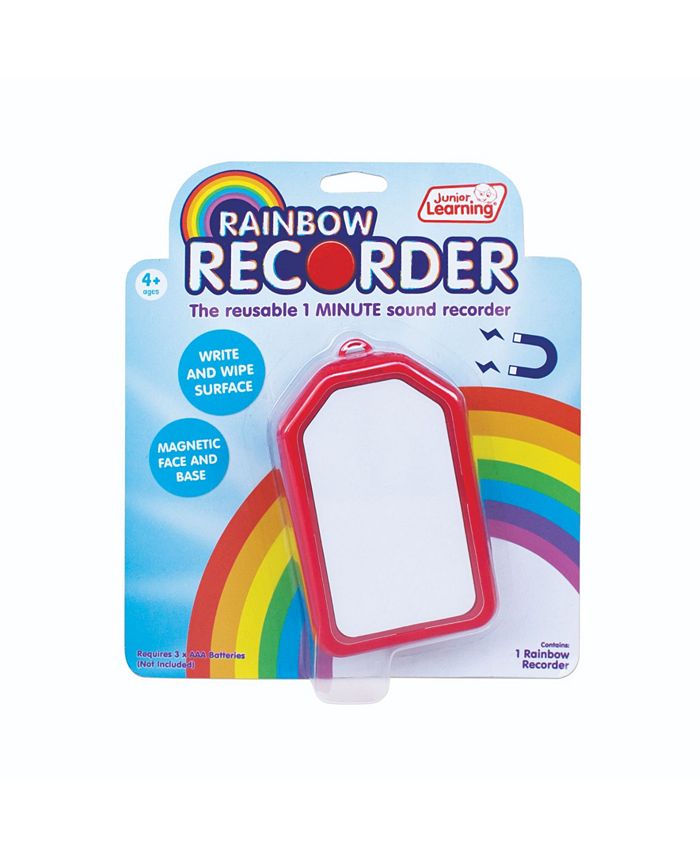 Redbox Junior Learning Rainbow Recorder - 1 Minute Sound Recorder - Macy's