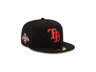 New Era Tampa Bay Rays Color UV 59FIFTY BLK/RED Cap - Macy's