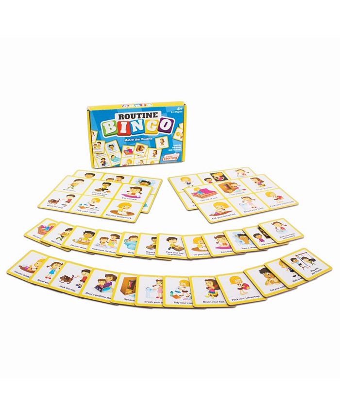 Redbox Junior Learning Routine Bingo Match and Learn Educational ...