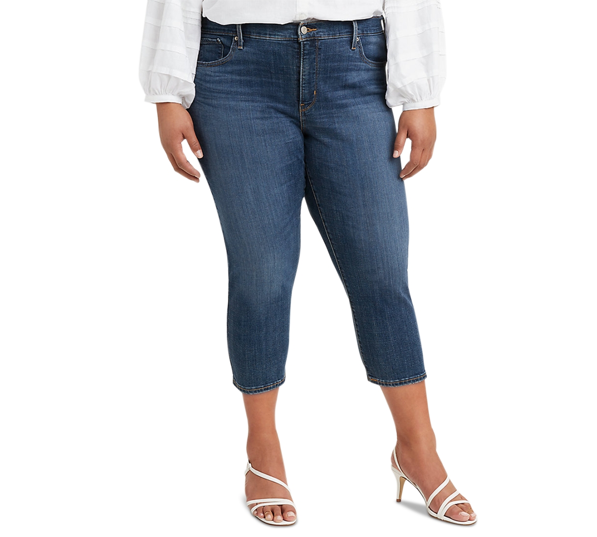 Click here for Levis Trendy Plus Size 311 Shaping Skinny Capri Je... prices