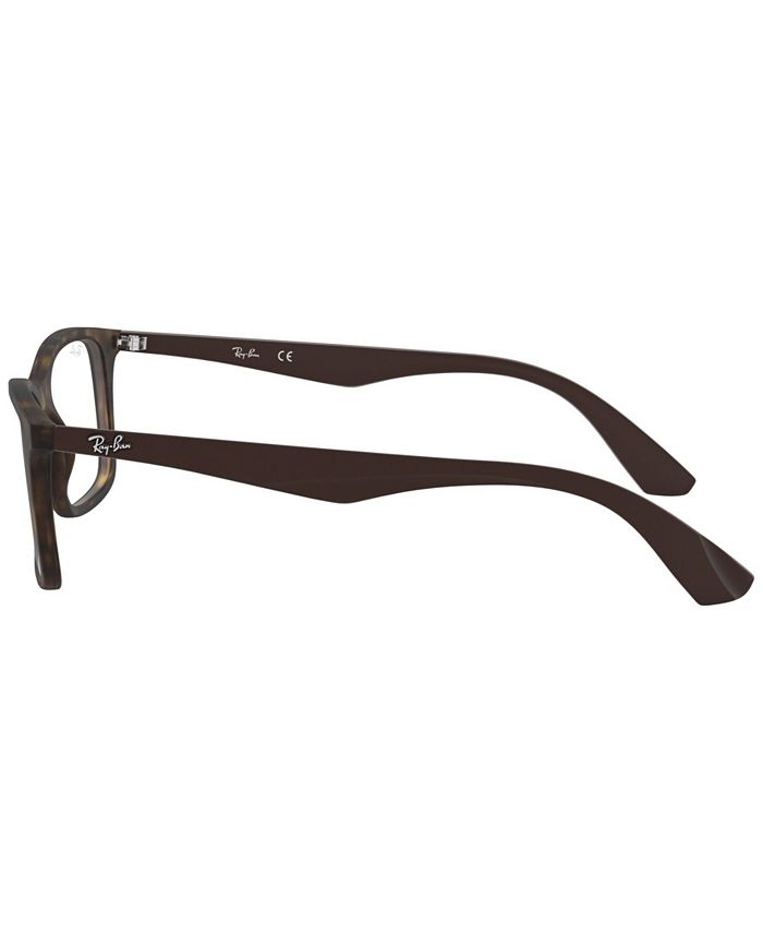 Ray-Ban RB7047 Unisex Square Eyeglasses - Macy's