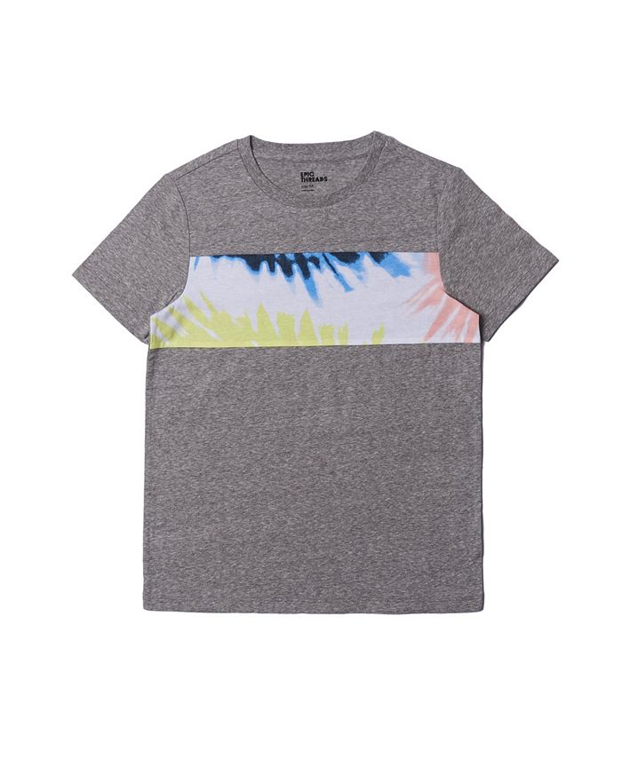 Epic Threads Big Boys Short Sleeve Colorblock Tee - Macy's