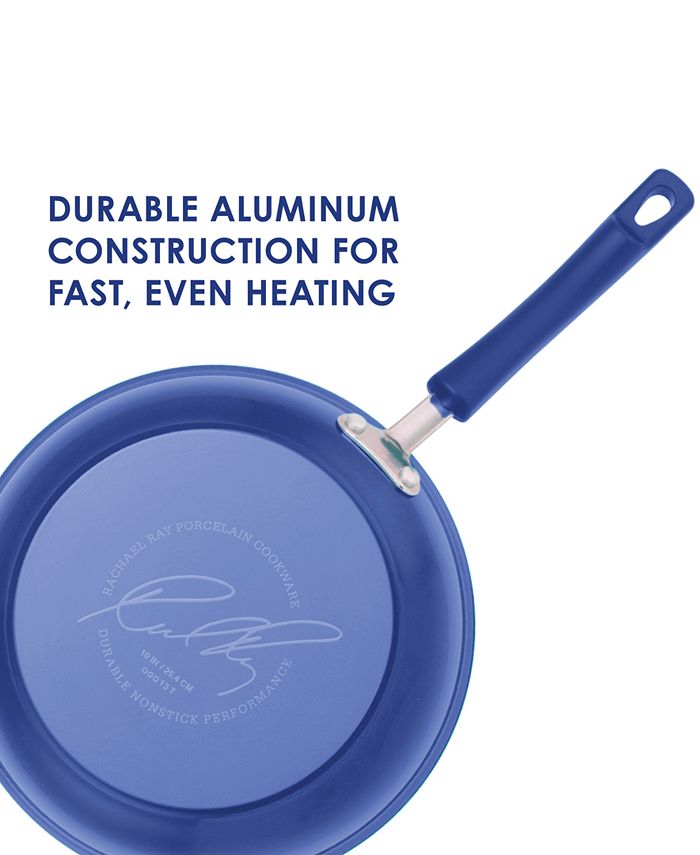 Rachael Ray Classic Brights Hard Enamel Nonstick 14 Pc Cookware Set