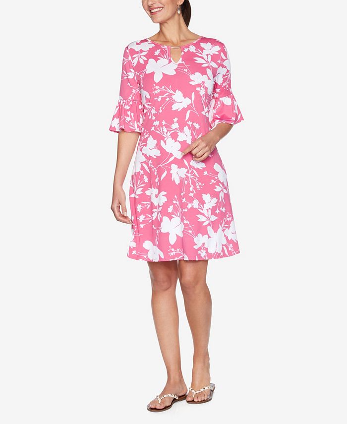 Ruby Rd. Plus Size DRS Bar Wildflower Dress - Macy's