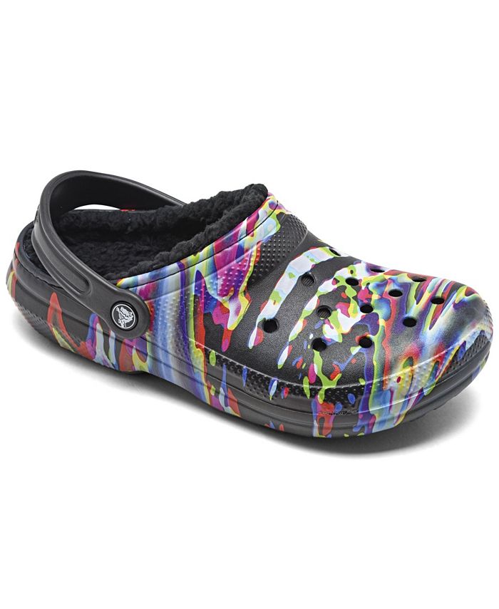 Crocs Classic Lined Clogs from Finish Line - Macy's
