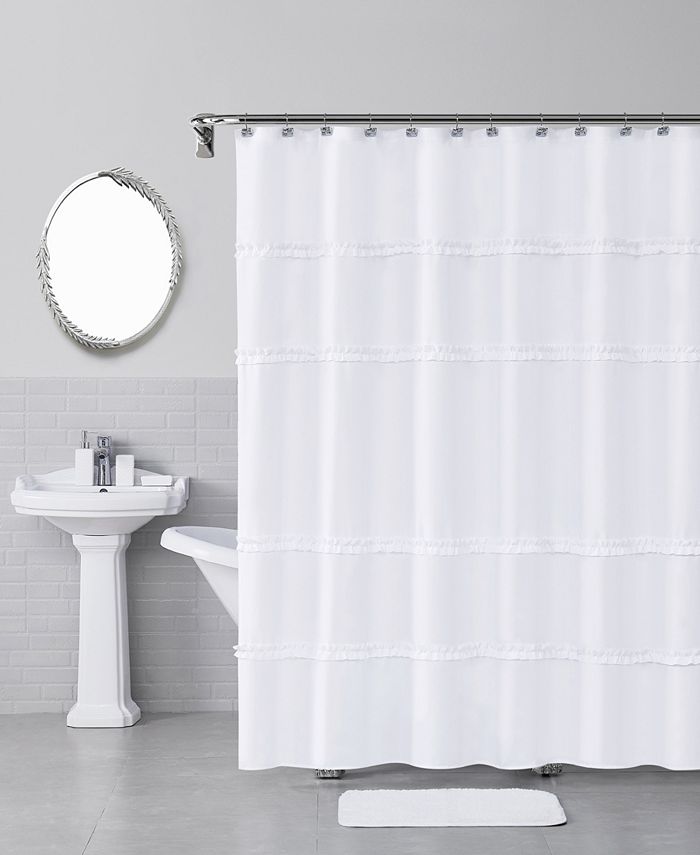 Indecor Home 17-Pc. Ruffle Bath Set - Macy's