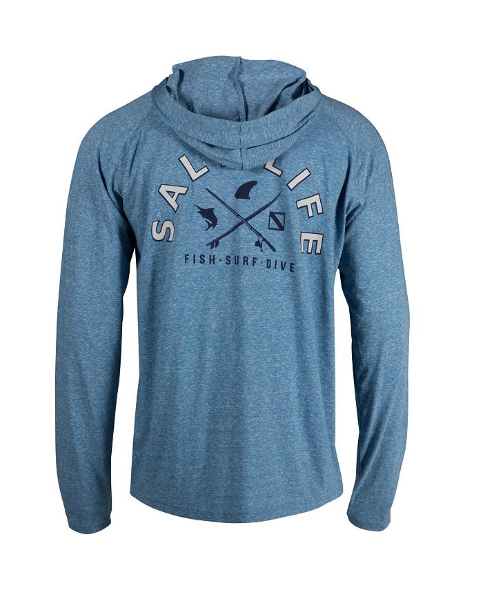 Salt Life Men's United Tri-Blend Hoodie Pullover - Macy's