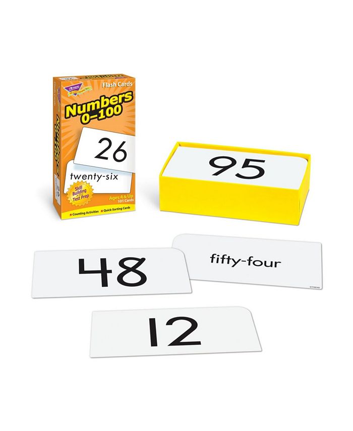 Trend Enterprises Numbers 0-100 Skill Drill Flash Cards - Macy's