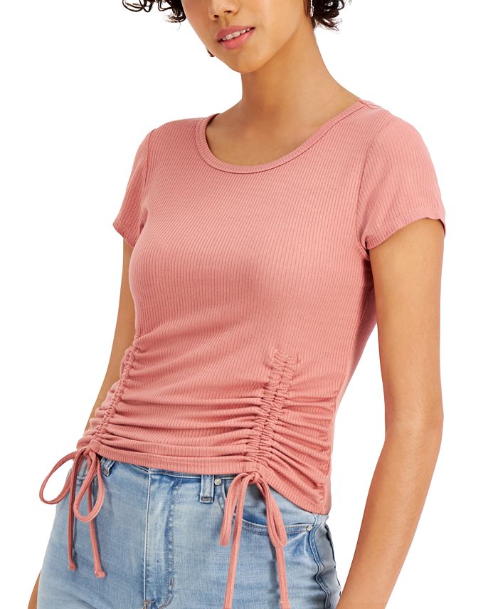 Crave Fame Juniors' Double-Drawstring Top & Reviews - Tops - Juniors ...