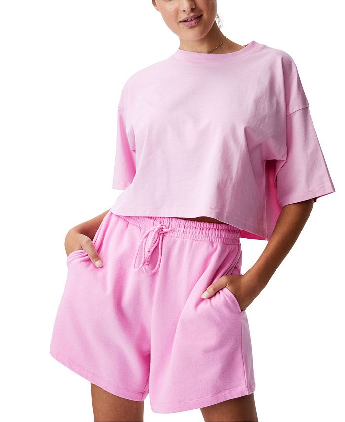 COTTON ON Women's Cropped Boyfriend T-Shirt - Macy's