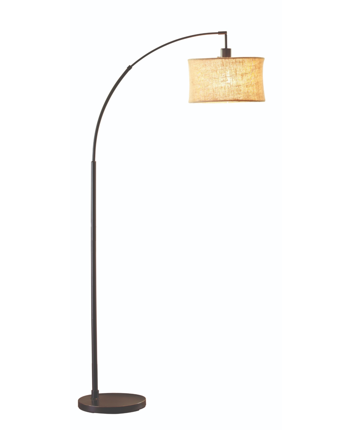Click here for Adesso Burlap Arc Lamp - Bronze prices