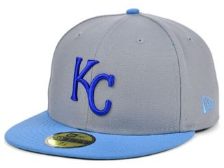 New Era Kansas City Royals Gray Anniversary 59FIFTY Cap - Macy's