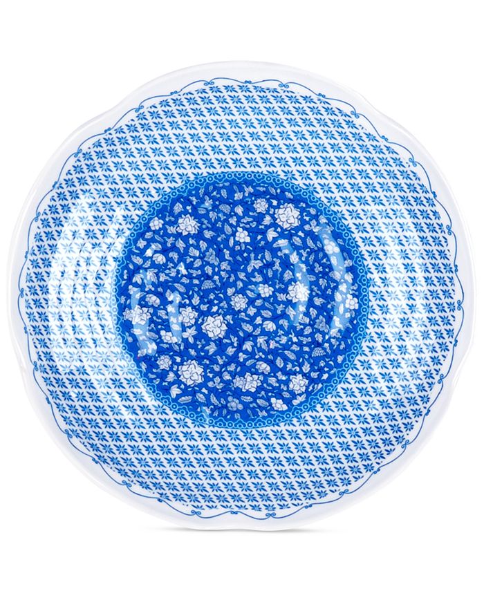 Q Squared Heritage Melamine Set of 4 Appetizer Plates - Macy's