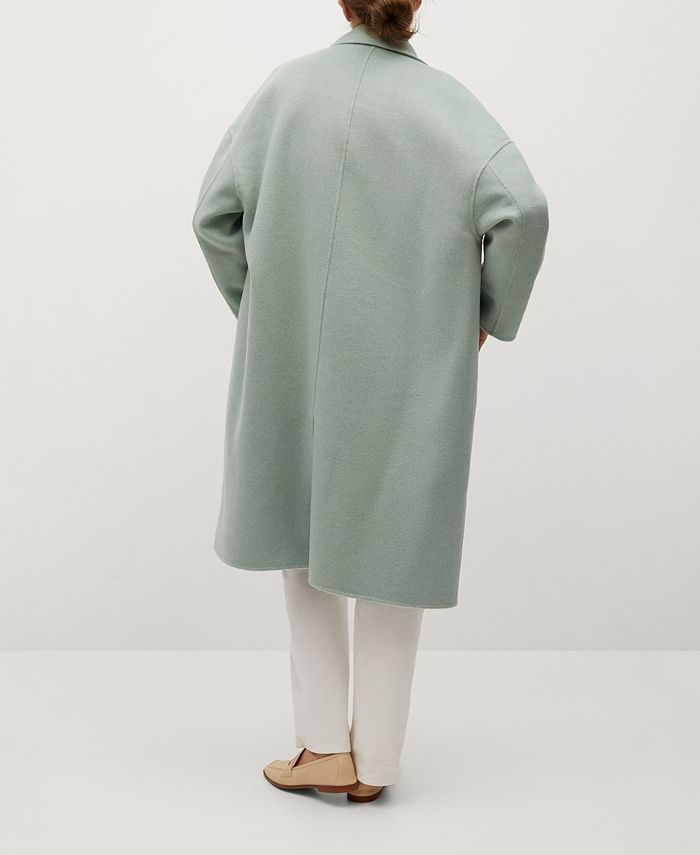 MANGO Women's Handmade Wool Coat - Macy's