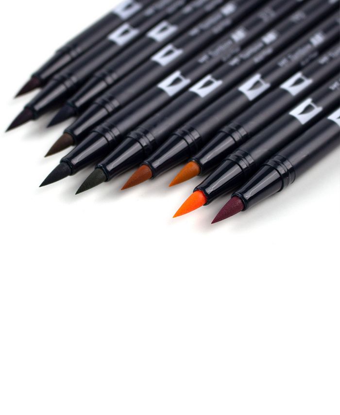 Tombow Dual Brush Pen Art Markers, 10-Pack & Reviews - Home - Macy's