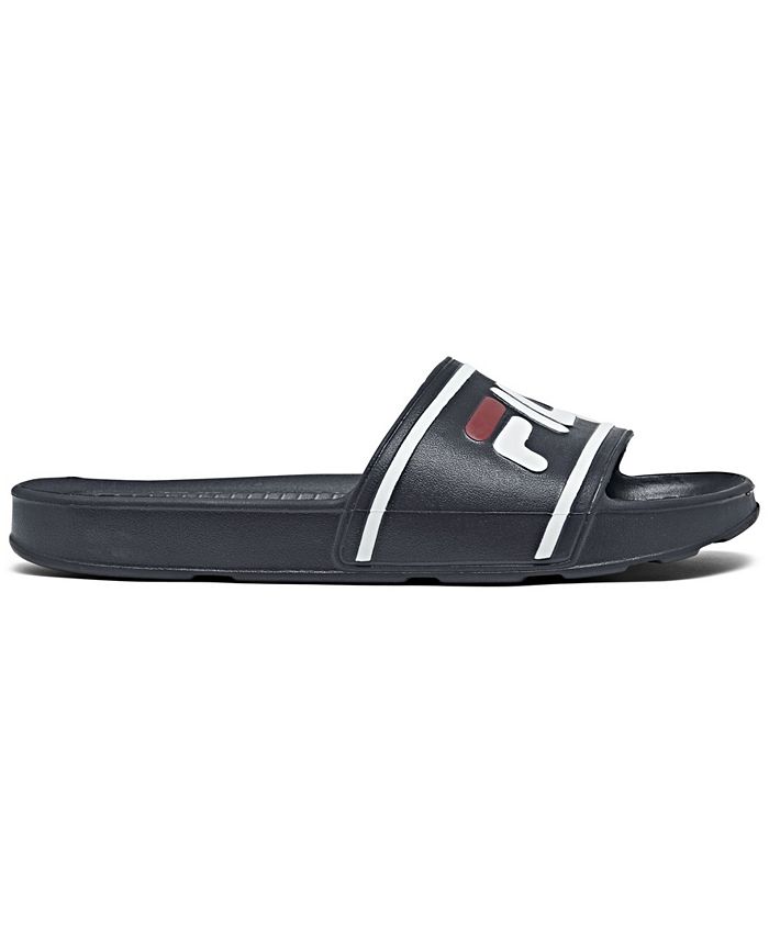 Fila Men's Sleek Slide Sandals from Finish Line - Macy's