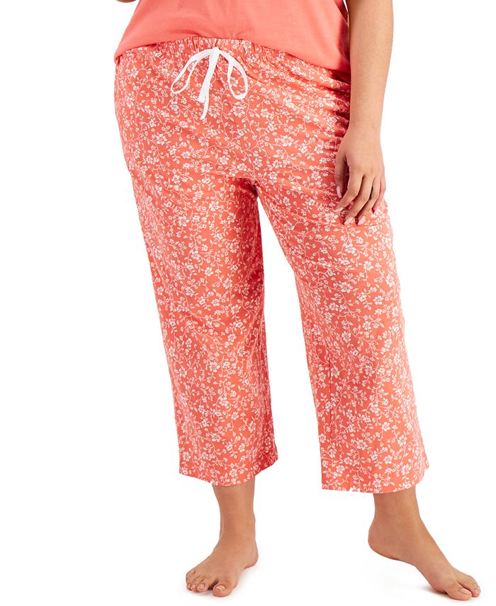 Charter Club Cotton Cropped Pajama Pants, Created for Macy's & Reviews ...