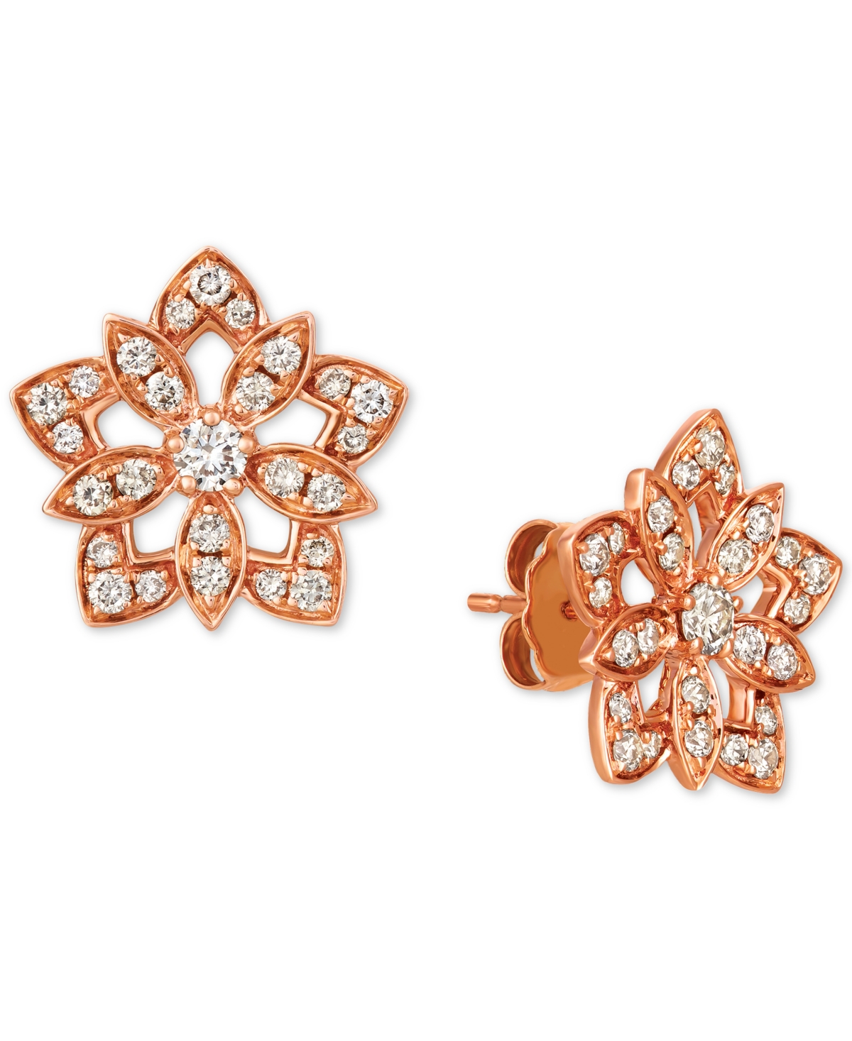 Click here for Le Vian Nude Diamond Star Stud Earrings (5/8 ct. t... prices