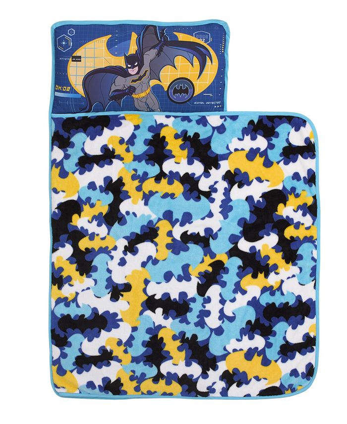 Macy's Batman Preschool Toddler Nap Mat with Pillow, Blanket and Name ...