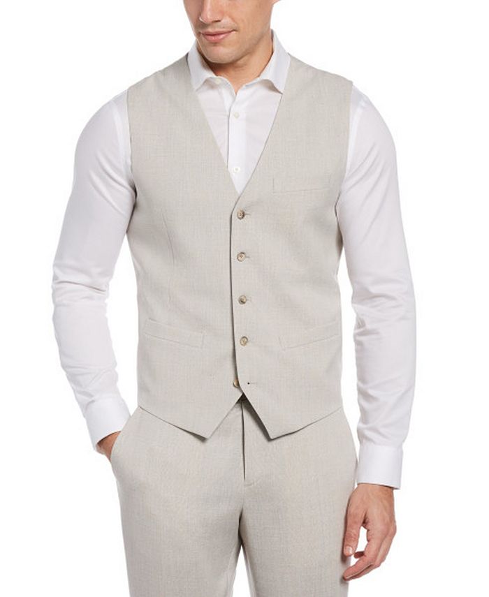 Perry Ellis Men's Slim Fit Dress Vest - Macy's