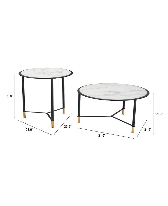 Zuo Davis Coffee Table Set - Macy's