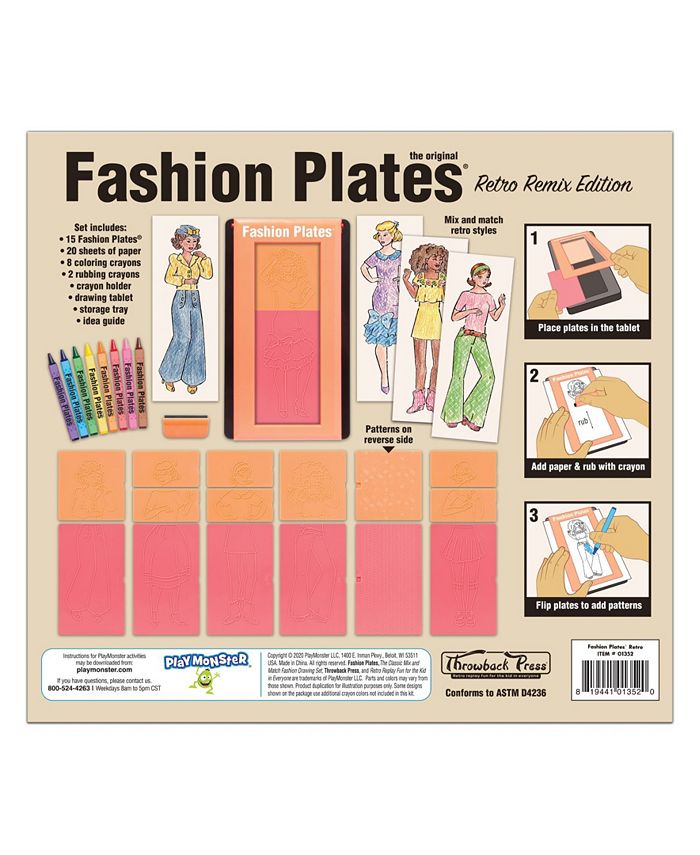 Style Me Up! The Original Fashion Plates Retro Remix Edition Drawing ...