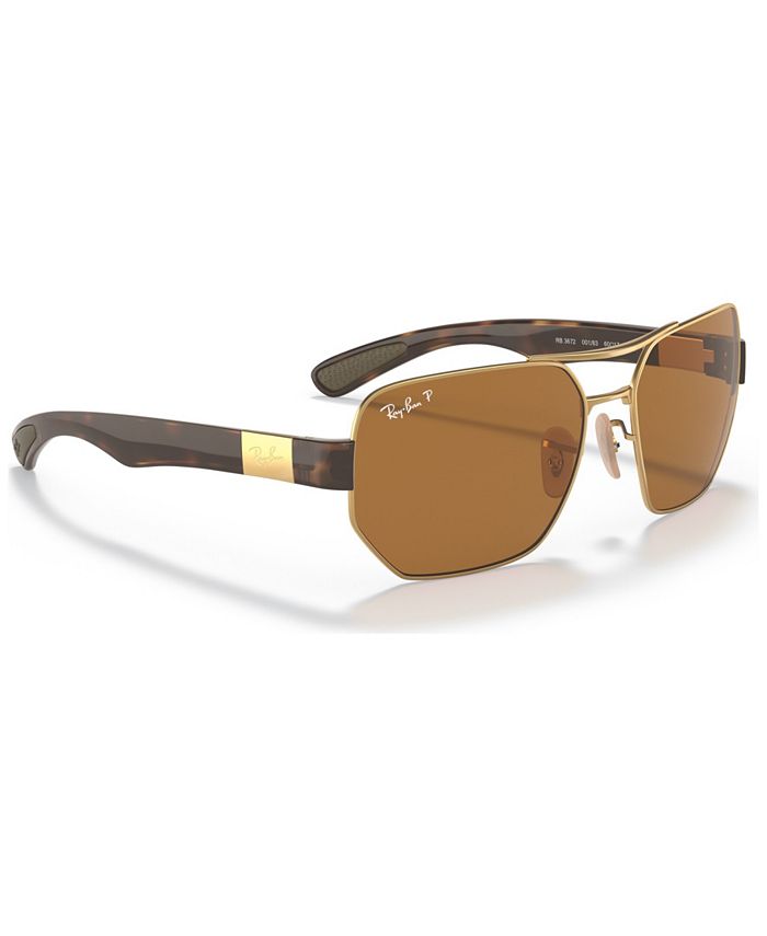 Ray-Ban Unisex Polarized Sunglasses, RB3672 60 - Macy's