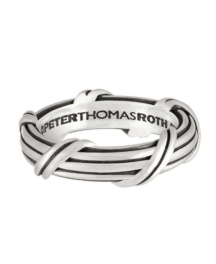 Peter Thomas Roth Signature Classic Band Ring In Sterling Silver 8MM ...