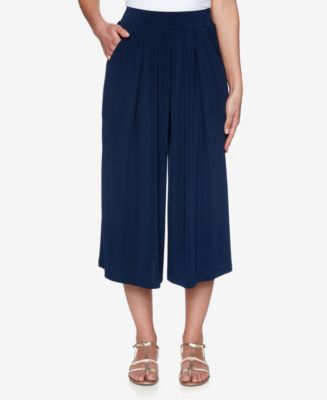 Ruby Rd. Plus Size Alt Crepe Coulotte Pants - Macy's