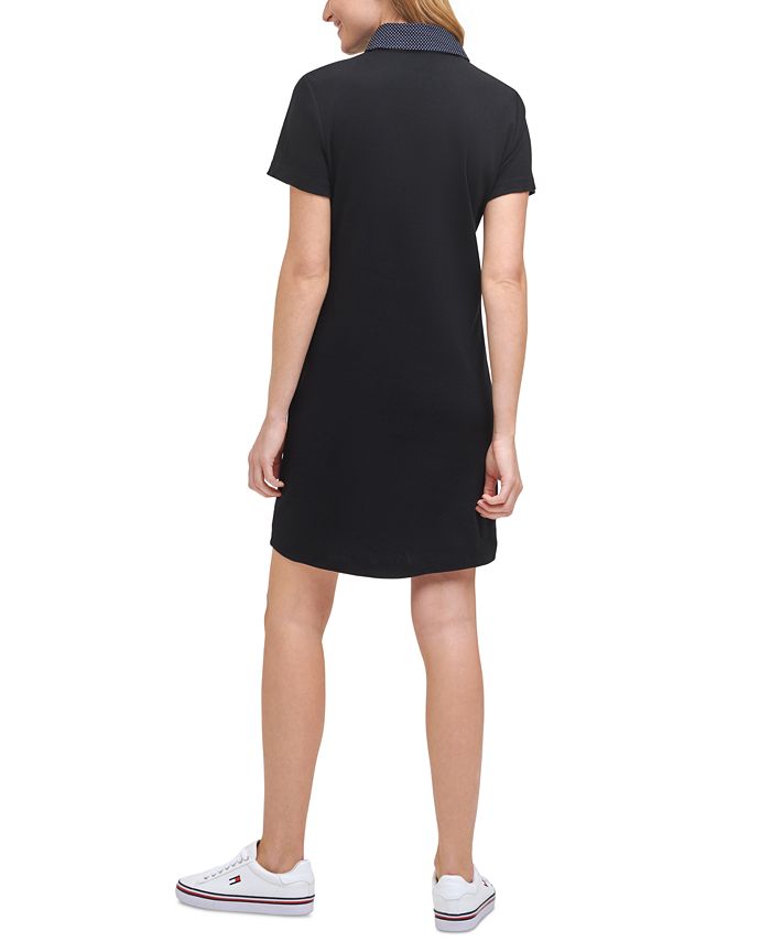 Tommy Hilfiger Women's Contrast Button Polo Dress - Macy's