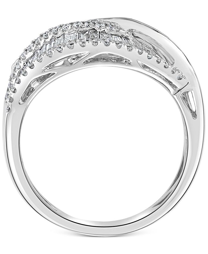 EFFY Collection EFFY® Diamond Crossover Statement Ring (1-1/2 ct. t.w ...