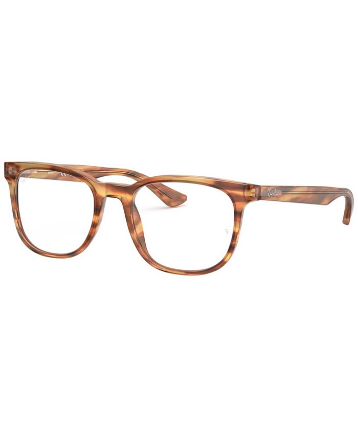Ray-Ban RB5369 Unisex Square Eyeglasses - Macy's