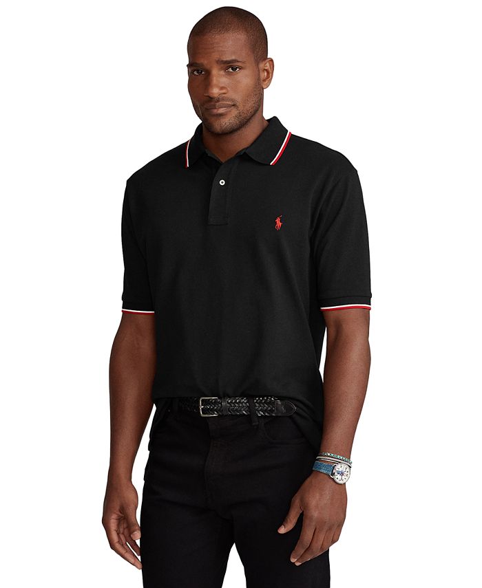 Polo Ralph Lauren Men's Big & Tall Mesh Polo Shirt - Macy's