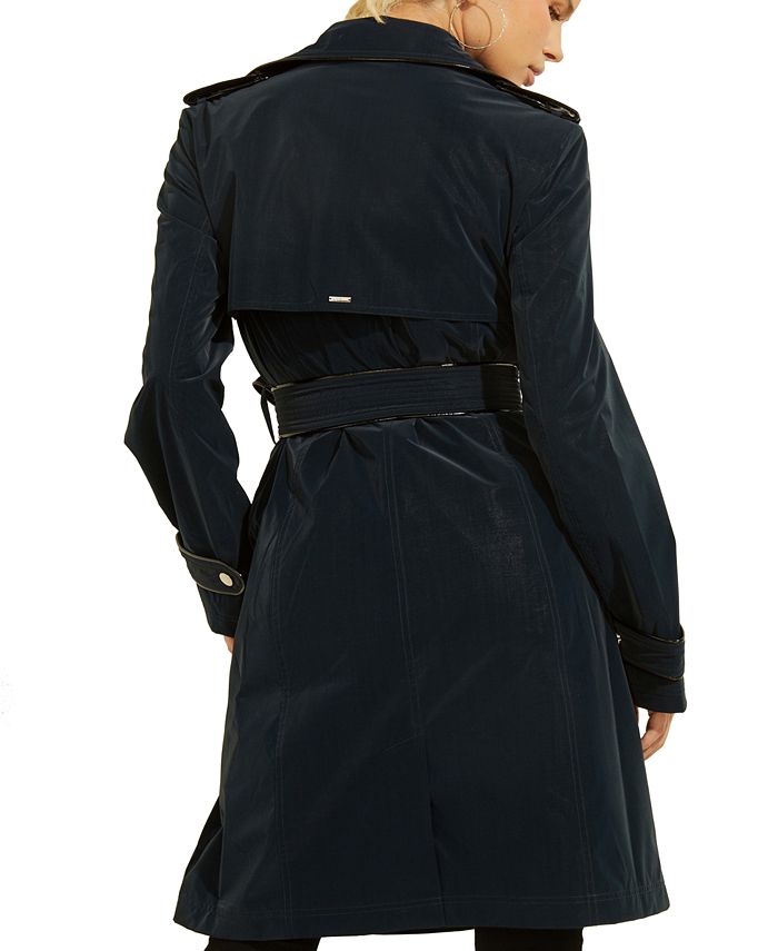 GUESS Susan Trench Coat - Macy's