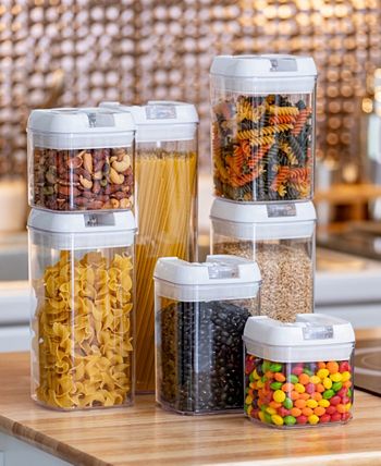 Cheer Collection Food Storage Container, Set of 7 - Macy's