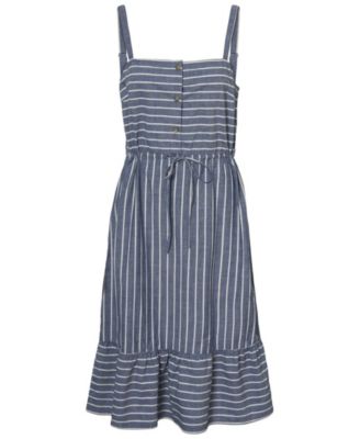 Plus Size Chambray Curve Strap Dress - Macy's