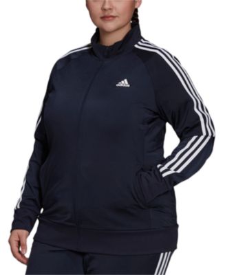 adidas Plus Size Tricot Track Jacket - Macy's
