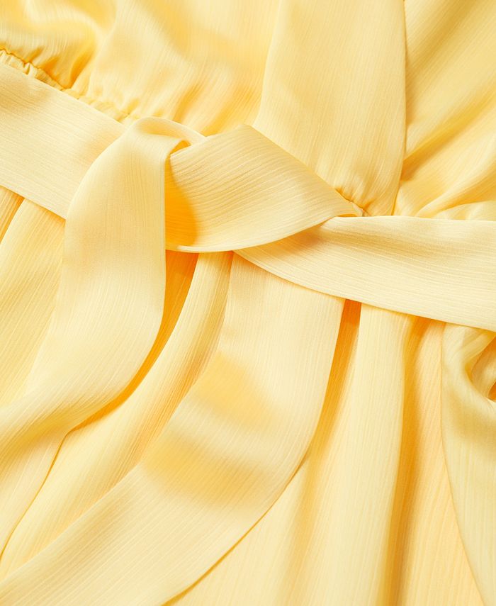 MANGO Wrapped Satin Dress - Macy's