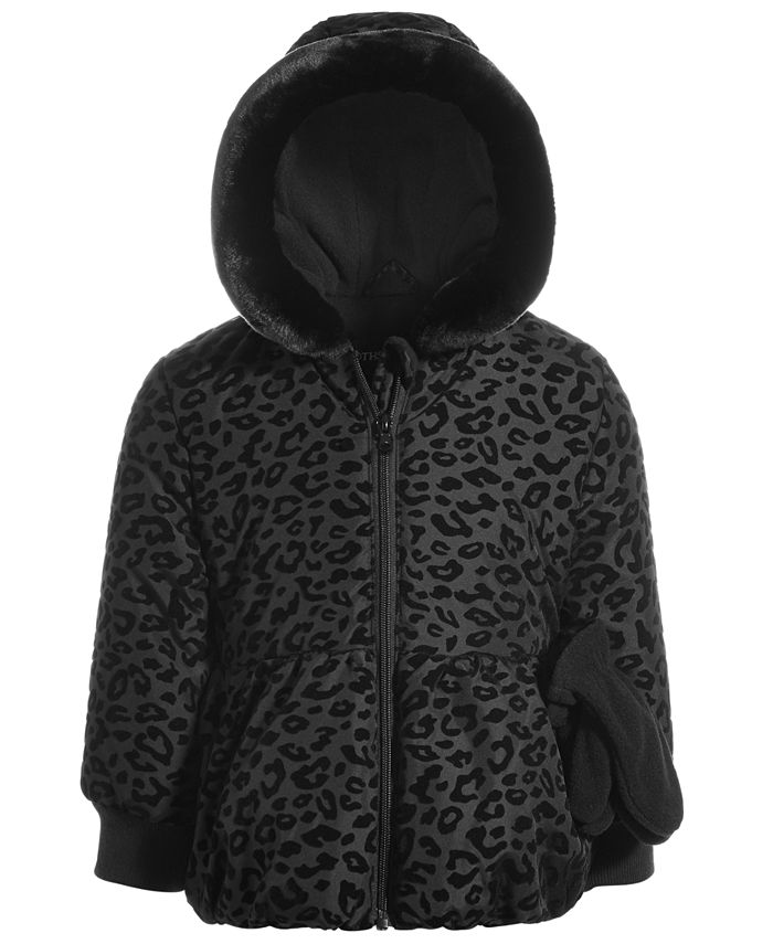 S Rothschild & CO Little Girls Leopard-Print Jacket - Macy's