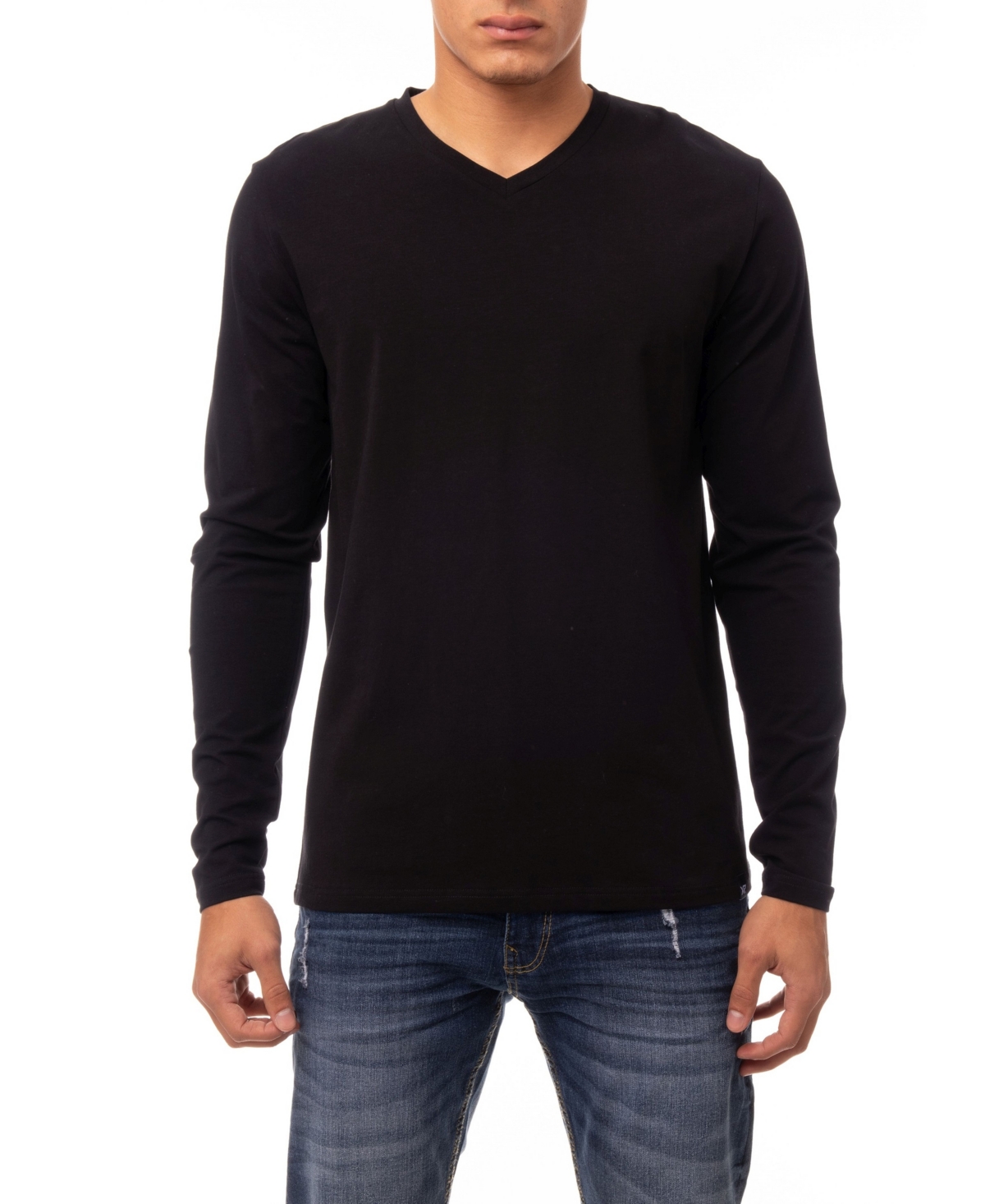 Click here for X-Ray Mens Soft Stretch V-Neck Long Sleeve T-shirt... prices