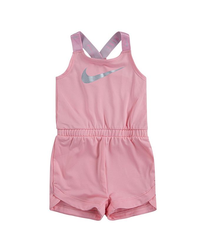Nike Little Girls Dri-Fit Sports Romper - Macy's