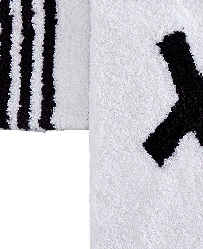 Betsey Johnson Bold Stripe and Xox Bath Rug, Set of 2 & Reviews - Bath ...