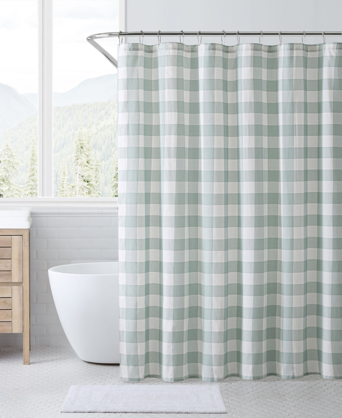 Click here for Eddie Bauer Cabin Plaid Cotton Shower Curtain  72... prices