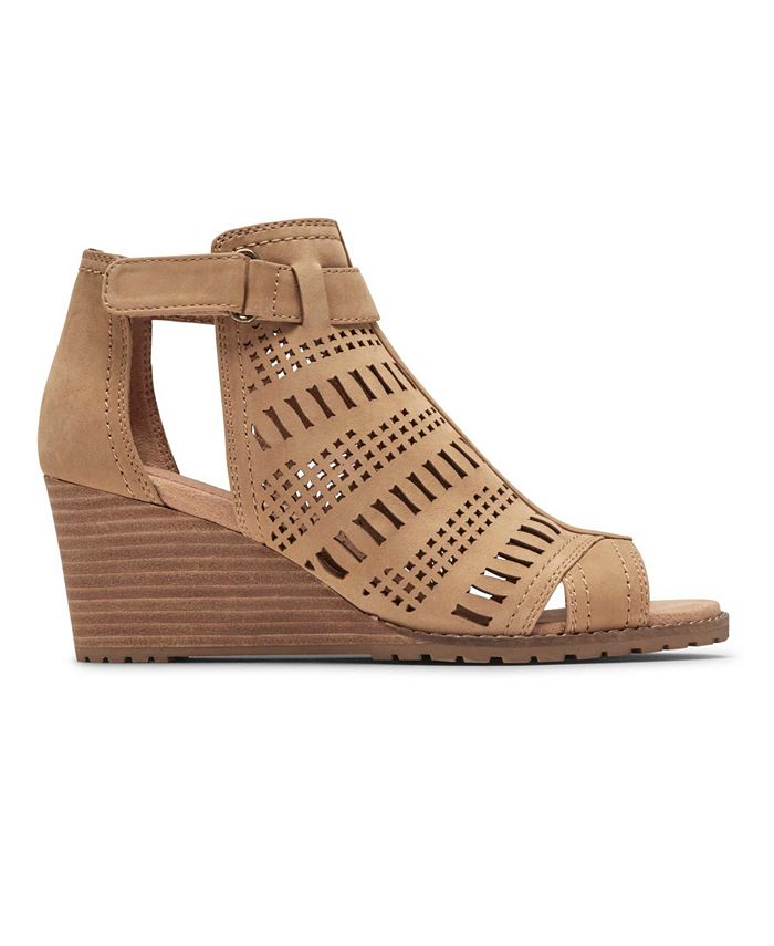 Rockport Women's Lucinda Strap Shootie Wedge & Reviews - Boots - Shoes ...