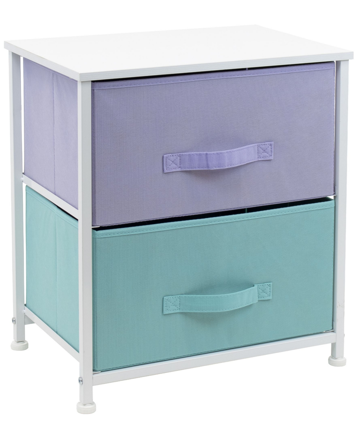 Click here for Sorbus Nightstand with 2 Drawers - Steel Frame  Wo... prices