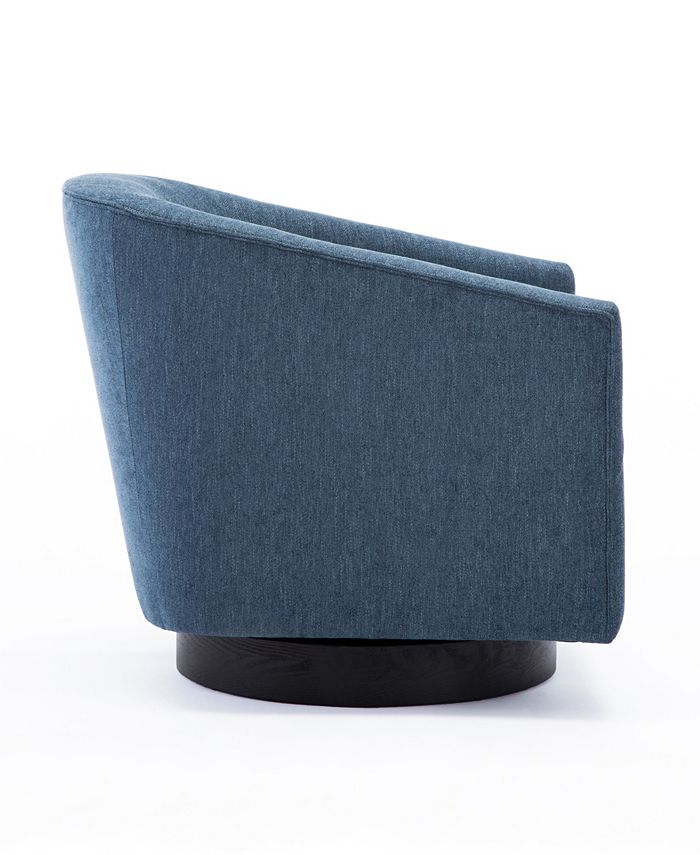 Comfort Pointe Geneva Wood Base Swivel Chair - Macy's