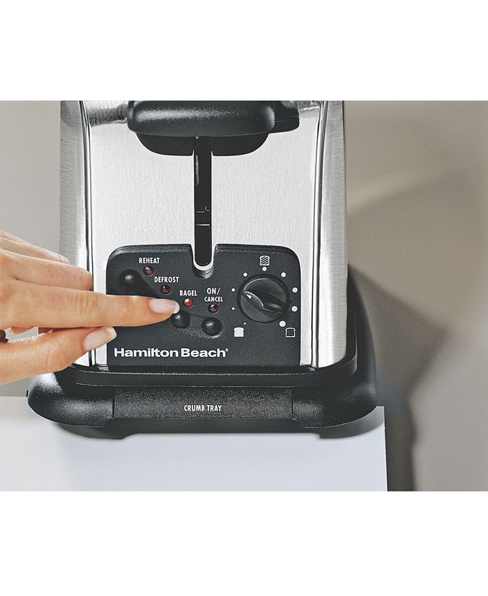Hamilton Beach Classic Chrome 4-Slice Toaster - Macy's