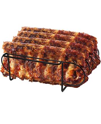 Sorbus Non-Stick Rib Rack - Macy's