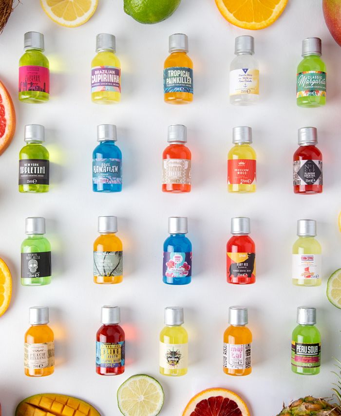 Thoughtfully Mix and Match Cocktail Drink Mixer Mini Sampler, 20 Piece ...